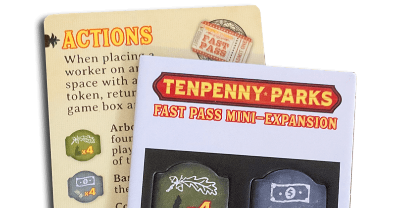 Tenpenny Parks: Fast Pass Mini Expansion | Board Game | BoardGameGeek