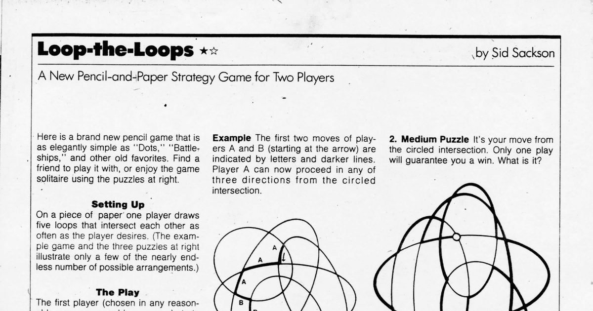 Loop-the-Loops | Board Game | BoardGameGeek