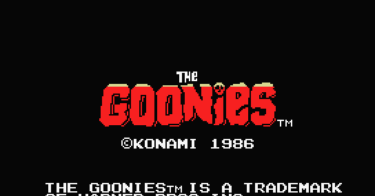 The Goonies | Video Game | VideoGameGeek