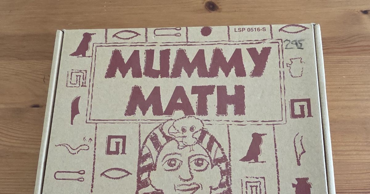 Mummy Math | Board Game | BoardGameGeek