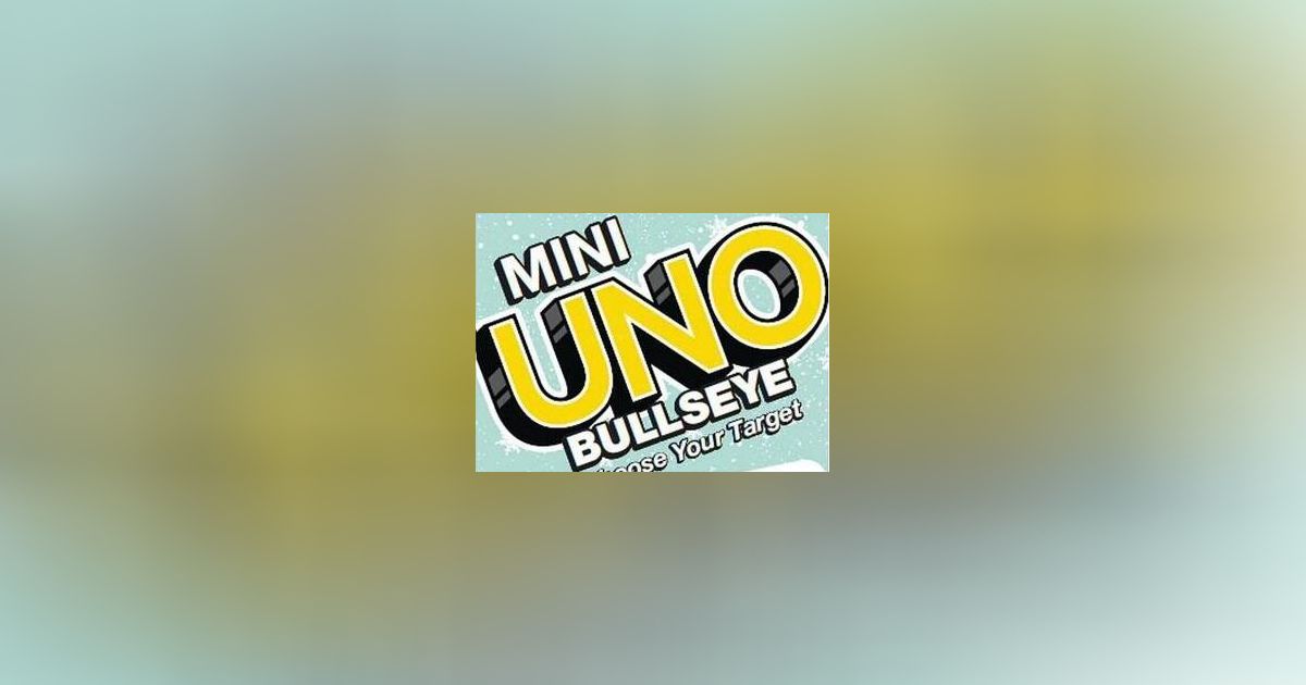 Mini UNO Bullseye | Board Game | BoardGameGeek