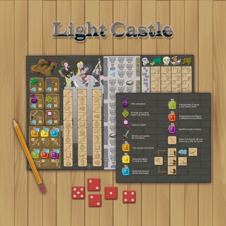 News 2021: Light Castle | Juegos Roll & Write
