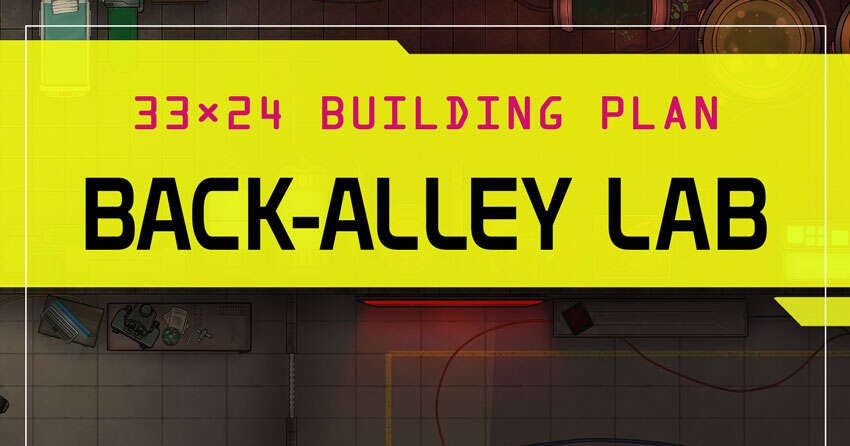 Building Plan: Back-Alley Lab | RPG Item | RPGGeek