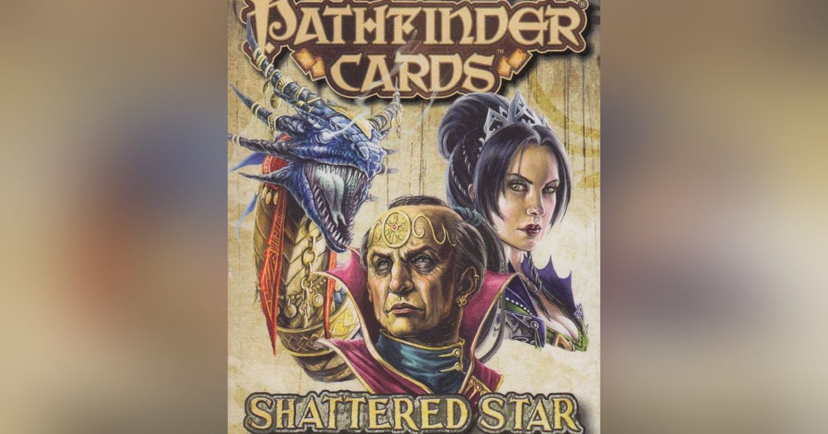 Pathfinder Face Cards: Shattered Star | RPG Item | RPGGeek