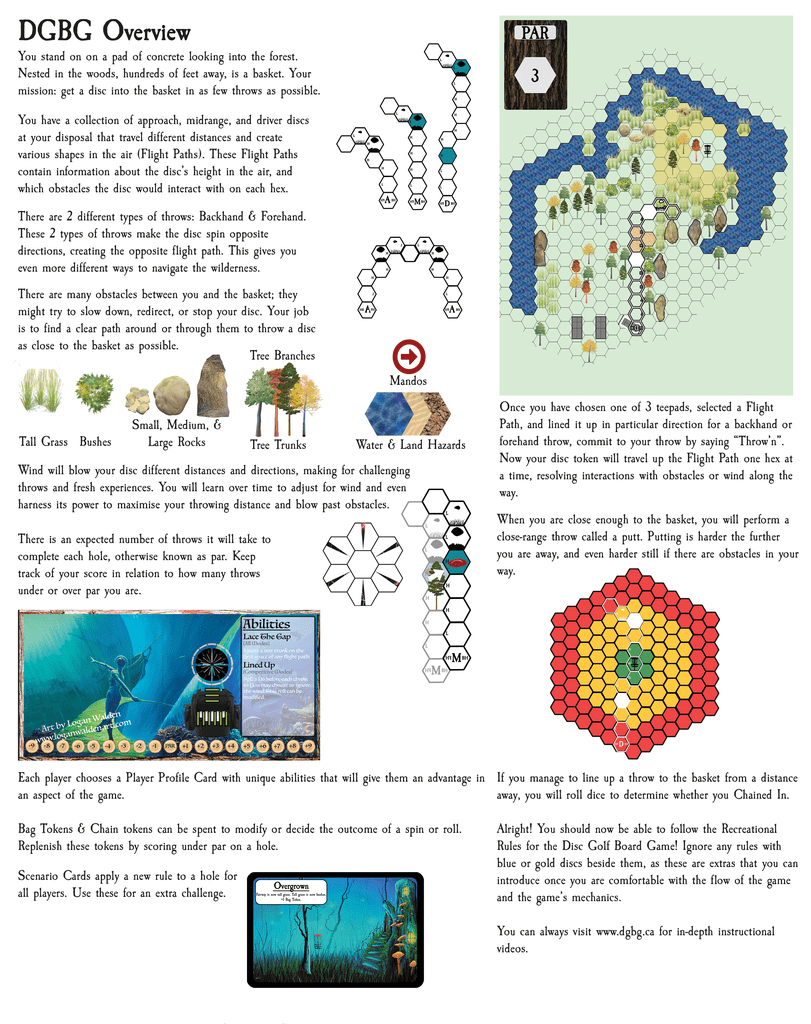 Digital Playtesting - Disc Golf Board Game