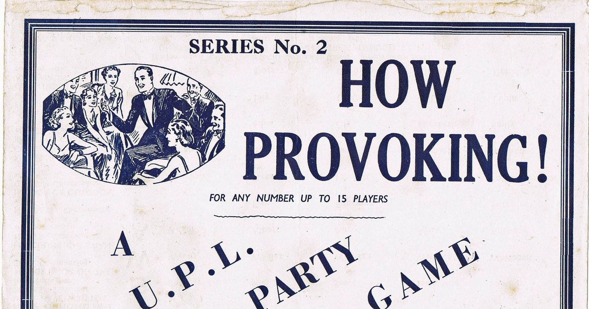 How Provoking! | Board Game | BoardGameGeek