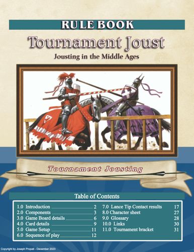 medieval jousting rules