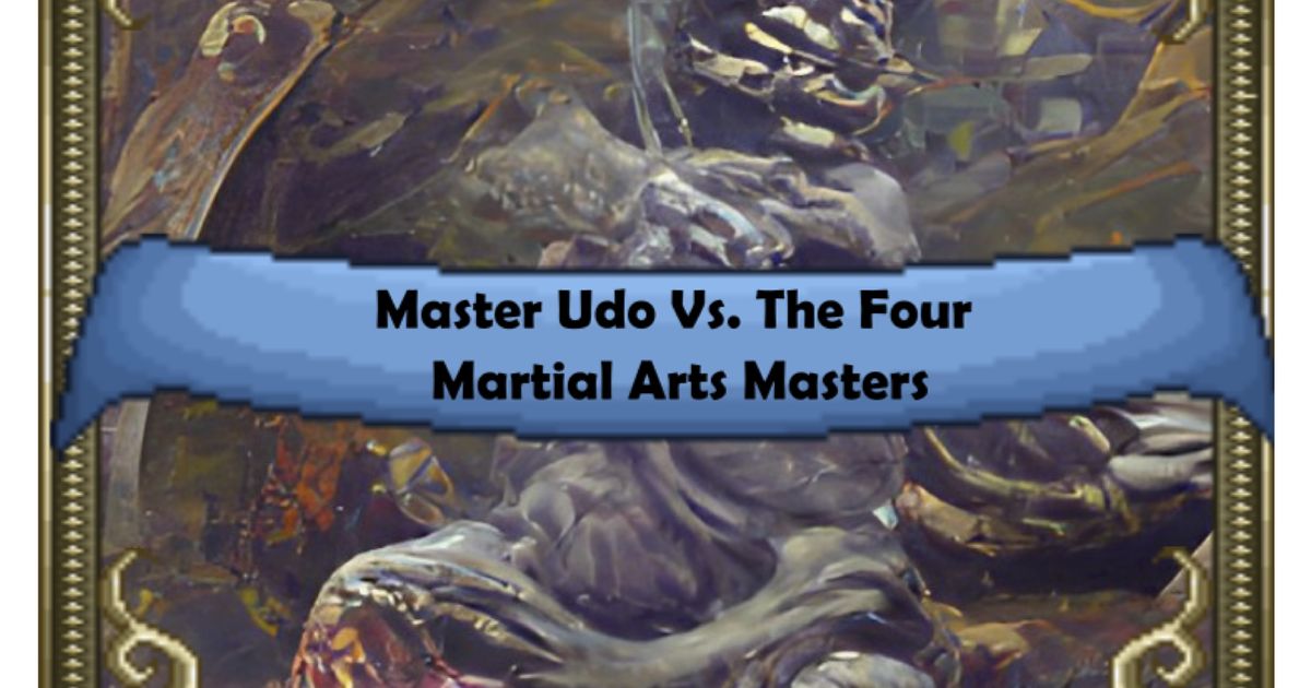 Master Udo Vs. the Four Martial Arts Masters | Board Game | BoardGameGeek