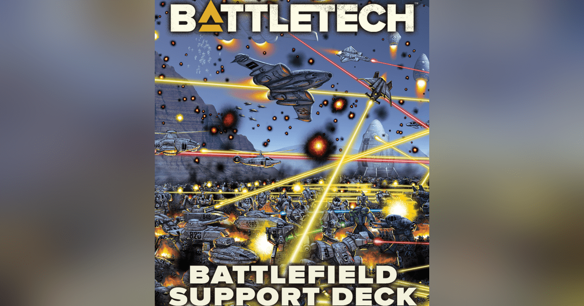 BattleTech: Battlefield Support Deck | Board Game Accessory | BoardGameGeek