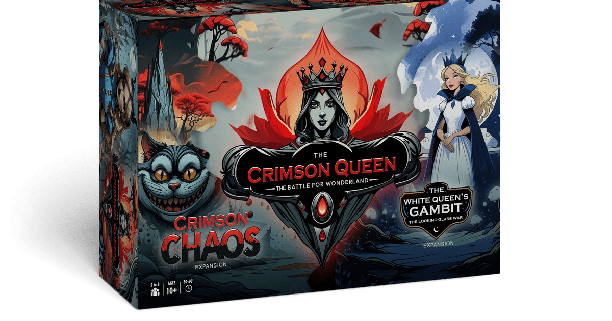 The Crimson Queen: The Battle for Wonderland Combo Edition | Board Game ...