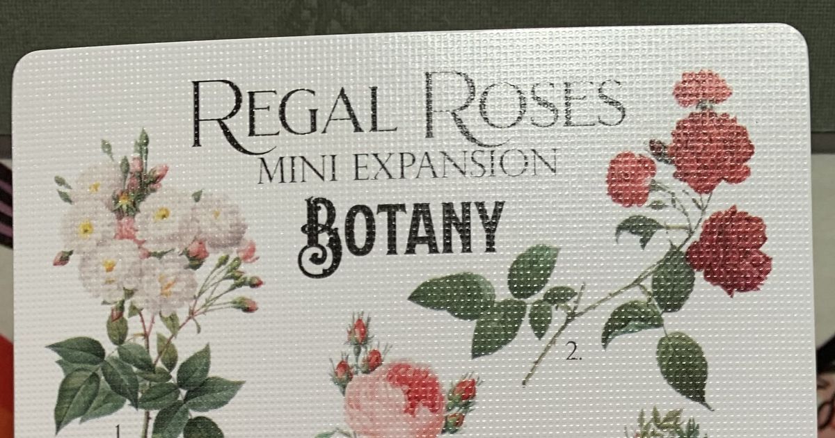 Botany: Regal Roses | Board Game | BoardGameGeek