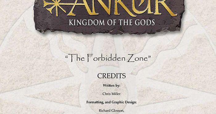 The Forbidden Zone | RPG Item | RPGGeek