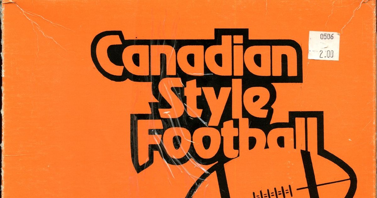Canadian Style Football | Board Game | BoardGameGeek