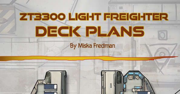 ZT3300 Light Freighter Deck Plans | RPG Item | RPGGeek
