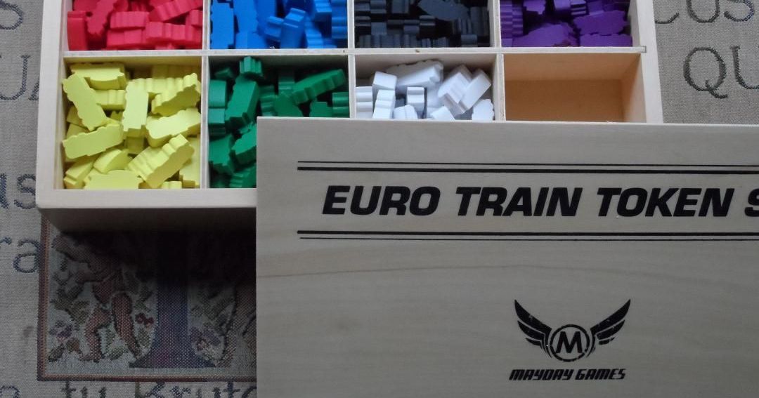 Miscellaneous: Wooden Train Token Set (50 Pack) | Board Game Accessory ...