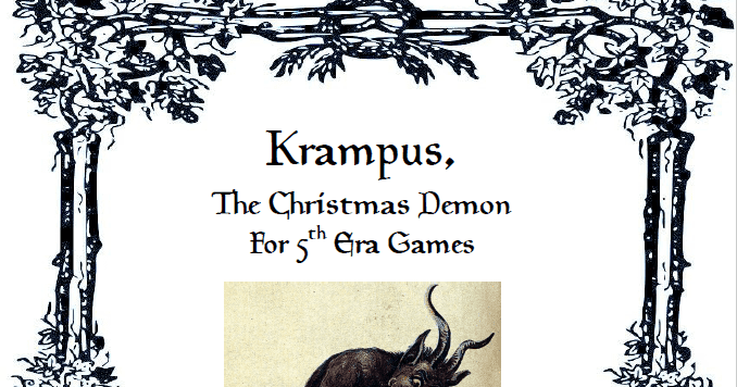 Krampus, The Christmas Demon for 5th Era Games | RPG Item | BoardGameGeek