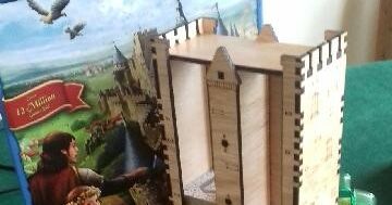 Carcassonne: Tile Tower Dispenser | Board Game Accessory | BoardGameGeek