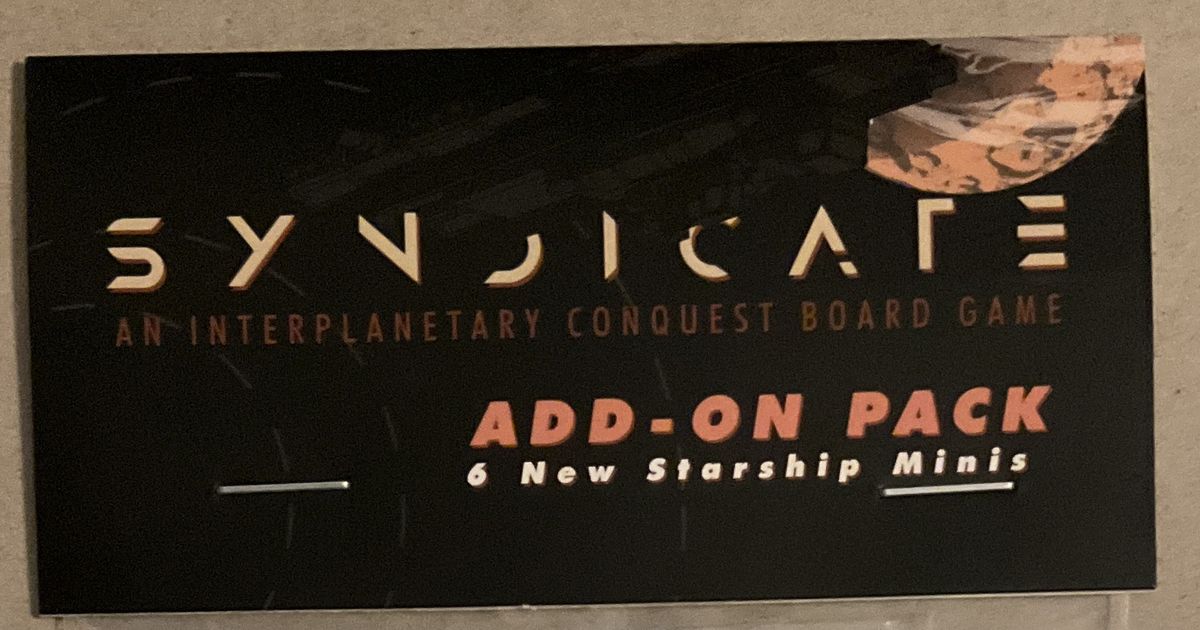 Syndicate: Add-On Pack | Board Game Accessory | BoardGameGeek
