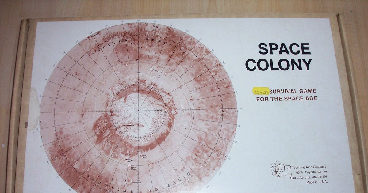 Space Colony | Board Game | BoardGameGeek