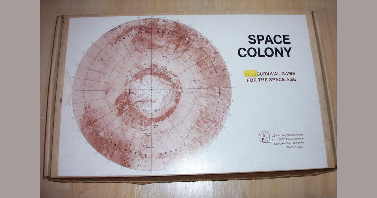 Space Colony | Board Game | BoardGameGeek