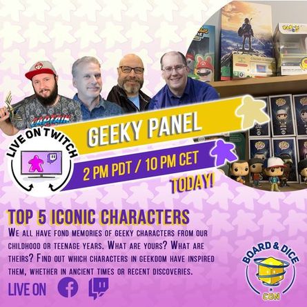 Geeky Panel: Top 5 Iconic Characters | Steckman's Assorted Videos ...