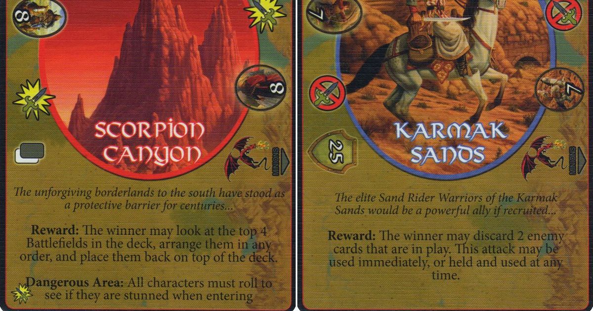 Defenders of the Realm: Battlefields – Scorpion Canyon and Karmak Sands ...