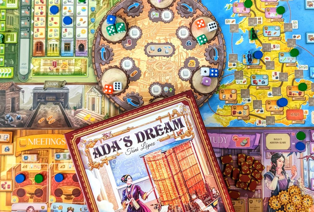 1+1 equals 10 - a Preview of Ada’s Dream by BoardGameDiaries | Ada's Dream