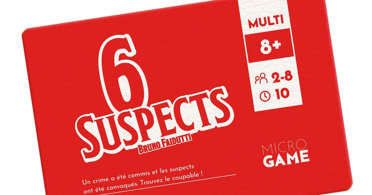 6 Suspects | Board Game | BoardGameGeek