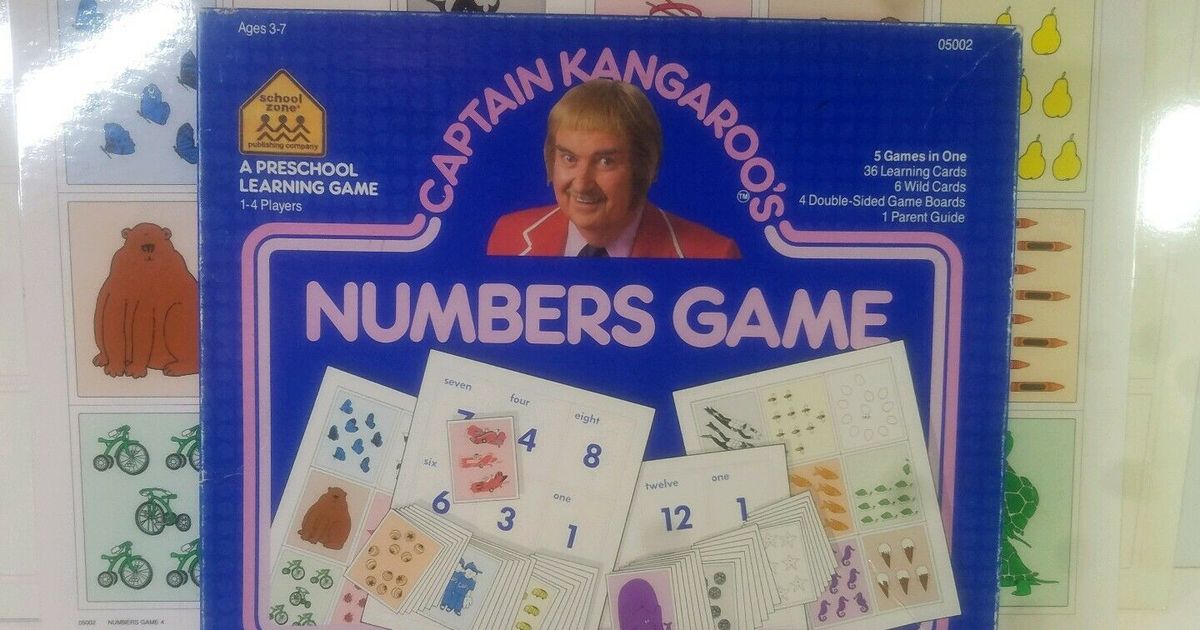 Captain Kangaroo's Numbers Game | Board Game | BoardGameGeek
