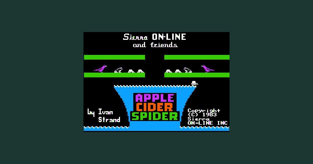 Apple Cider Spider | Video Game | VideoGameGeek