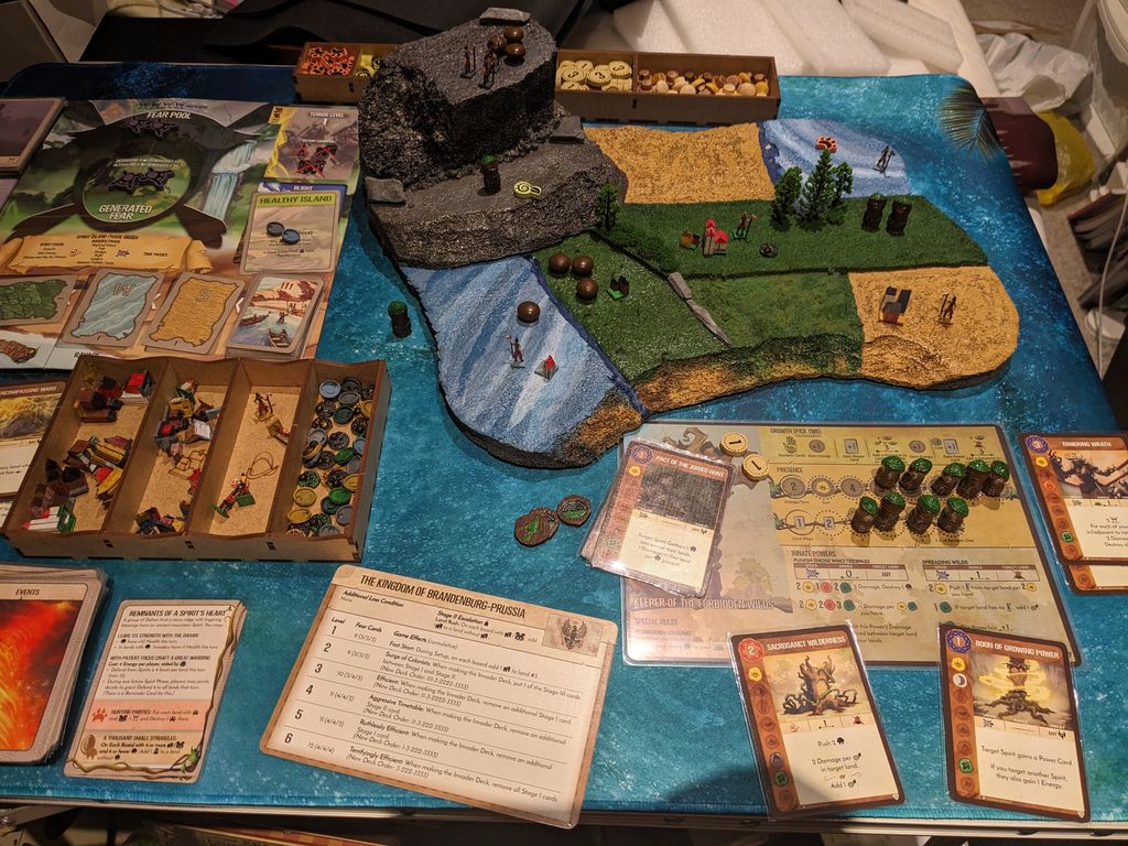 Homemade 3d island board | Spirit Island