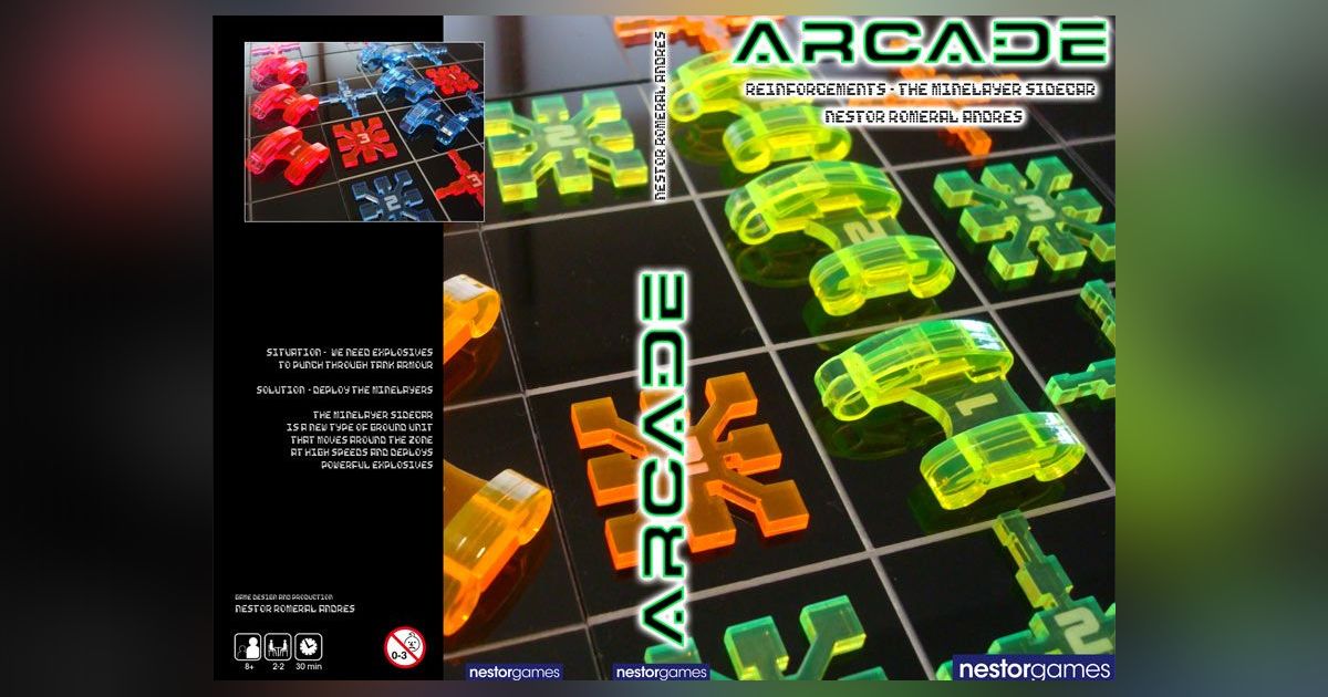 Arcade: Reinforcements – The Minelayer Sidecar | Board Game | BoardGameGeek