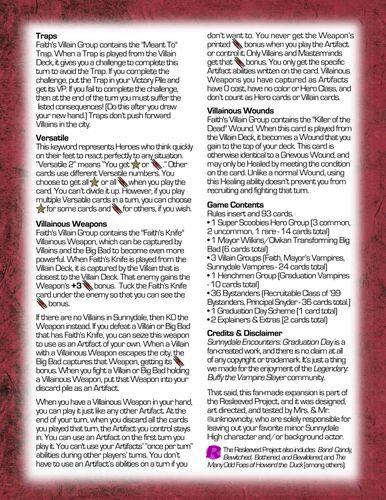 Sunnydale Encounters: Graduation Day | Legendary: Buffy The Vampire Slayer