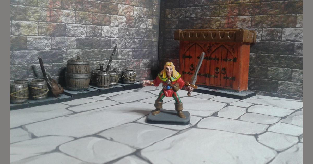 Heroquest: Elf | Painting by numbers | RPGGeek