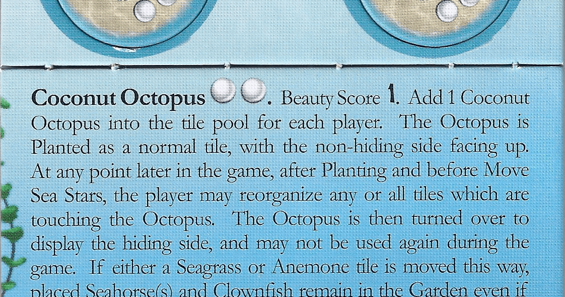 Octopus' Garden: Coconut Octopus | Board Game | BoardGameGeek