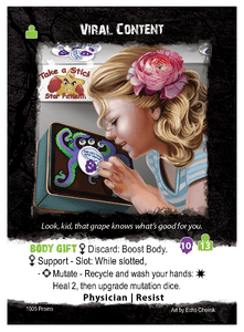 Apocrypha Adventure Card Game: Viral Content Promo Card | Board Game ...