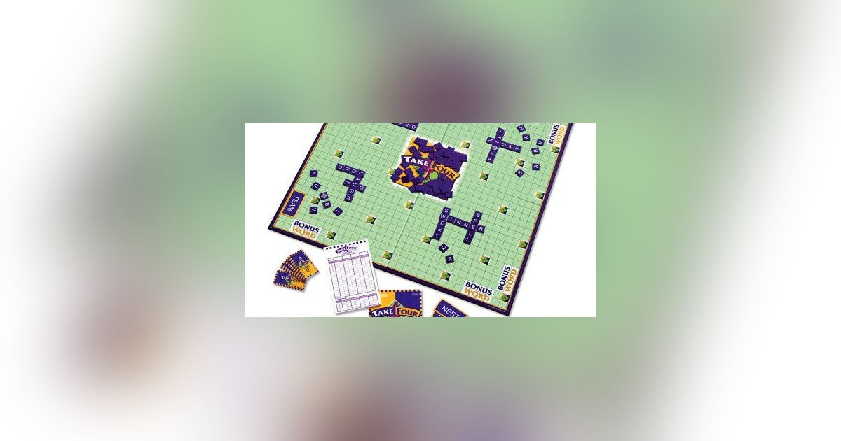 Take Four Word Game | Board Game | BoardGameGeek