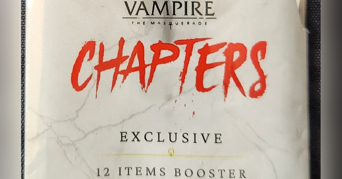 Vampire: The Masquerade – CHAPTERS: Items Booster | Board Game | BoardGameGeek