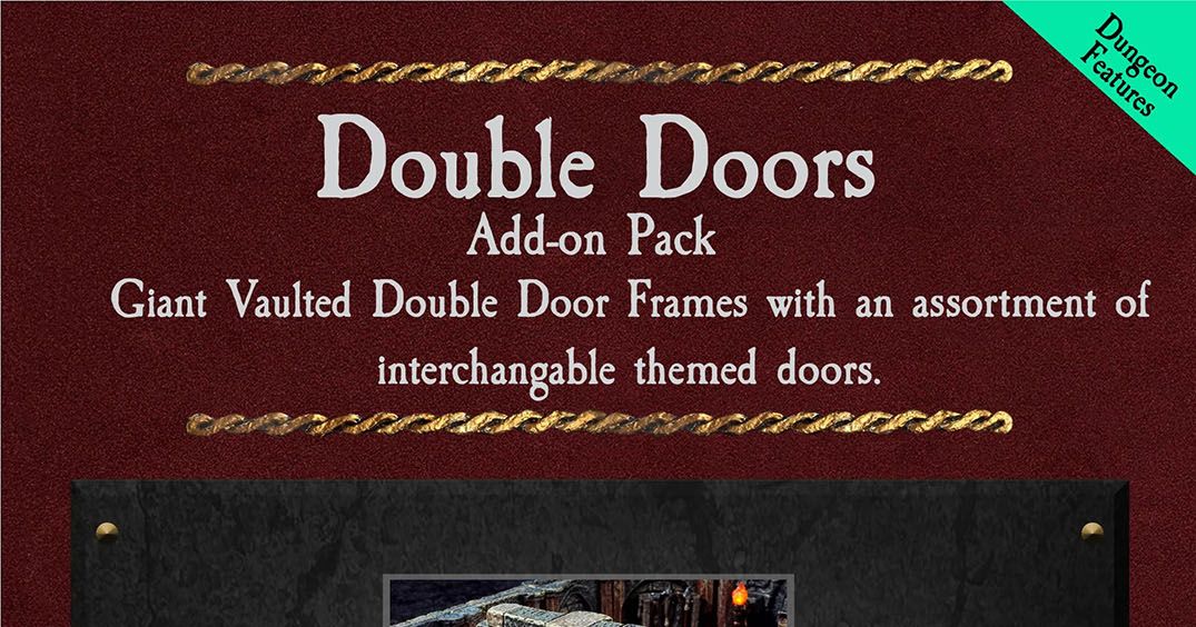 Double Doors Pack | RPG Item | RPGGeek