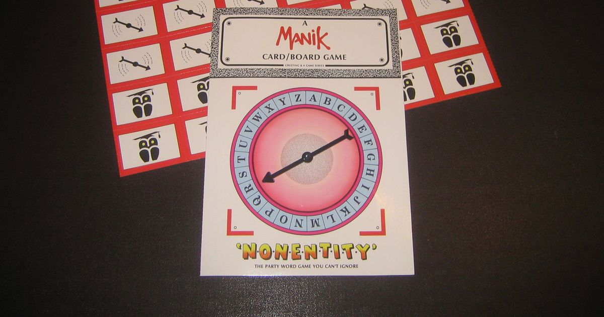 Nonentity | Board Game | BoardGameGeek