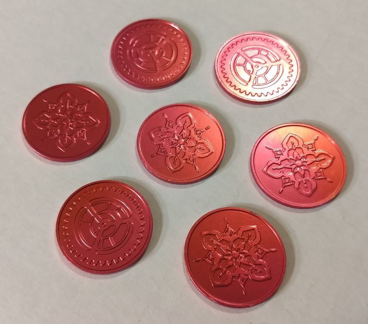 Hanamikoji: Metal Tokens | Board Game Accessory | BoardGameGeek