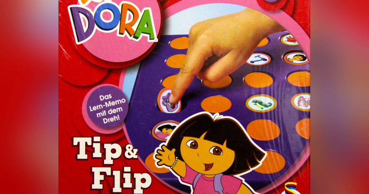 Dora Tip & Flip | Board Game | BoardGameGeek