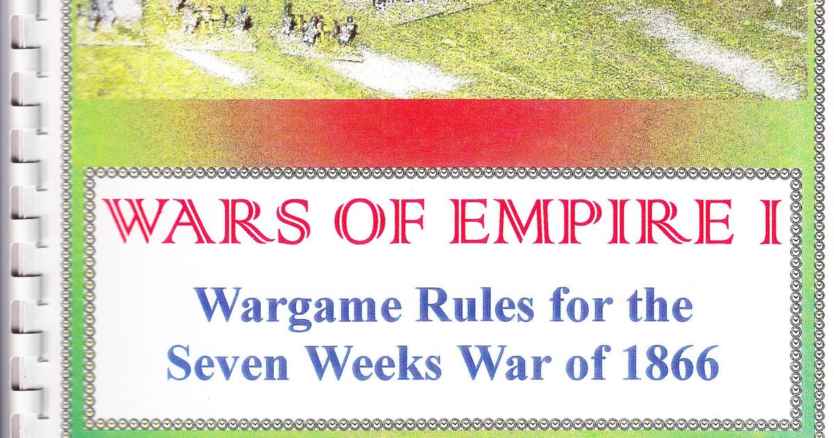 Wars of Empire I: The Seven Weeks War of 1866 | Board Game | BoardGameGeek