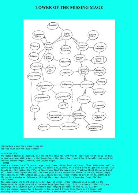 Otherworldly Warlocks 9: Tower of the Missing Mage | RPG Item | RPGGeek