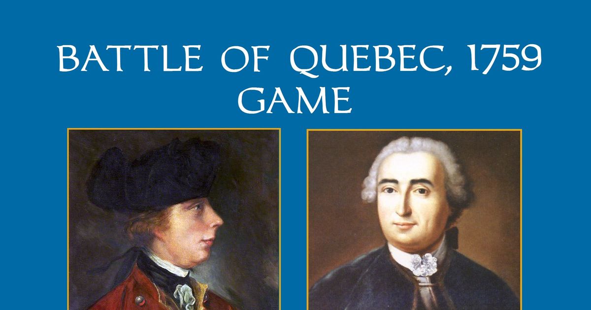 Battle of Quebec, 1759 Game | Board Game | BoardGameGeek