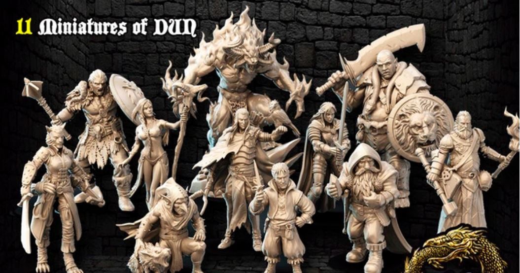 Dungeon Universalis: Miniatures of DUN | Board Game Accessory ...