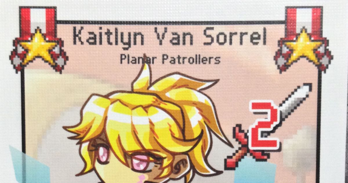 Pixel Tactics: HD Leader Card – Kaitlyn Van Sorrel | Board Game ...