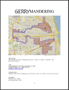Gerrymandering | Board Game | BoardGameGeek