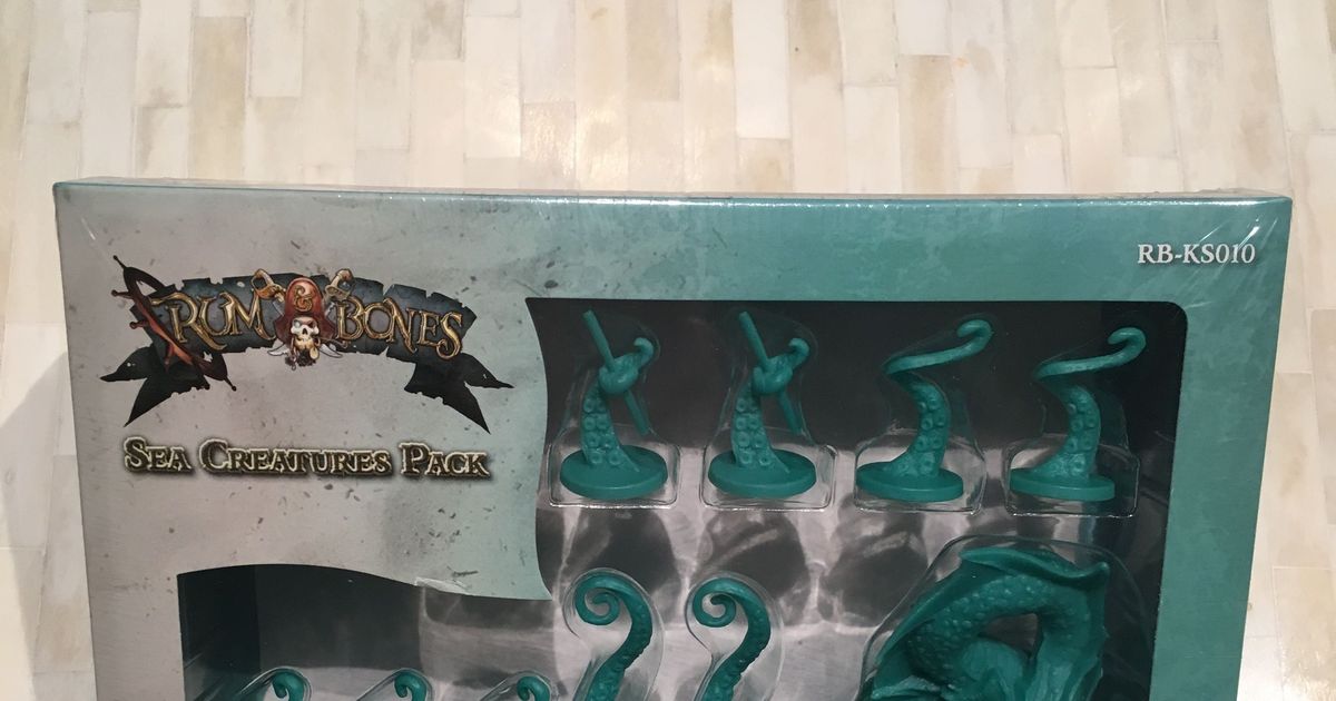 Rum & Bones: Sea Creatures Pack | Board Game Accessory | BoardGameGeek