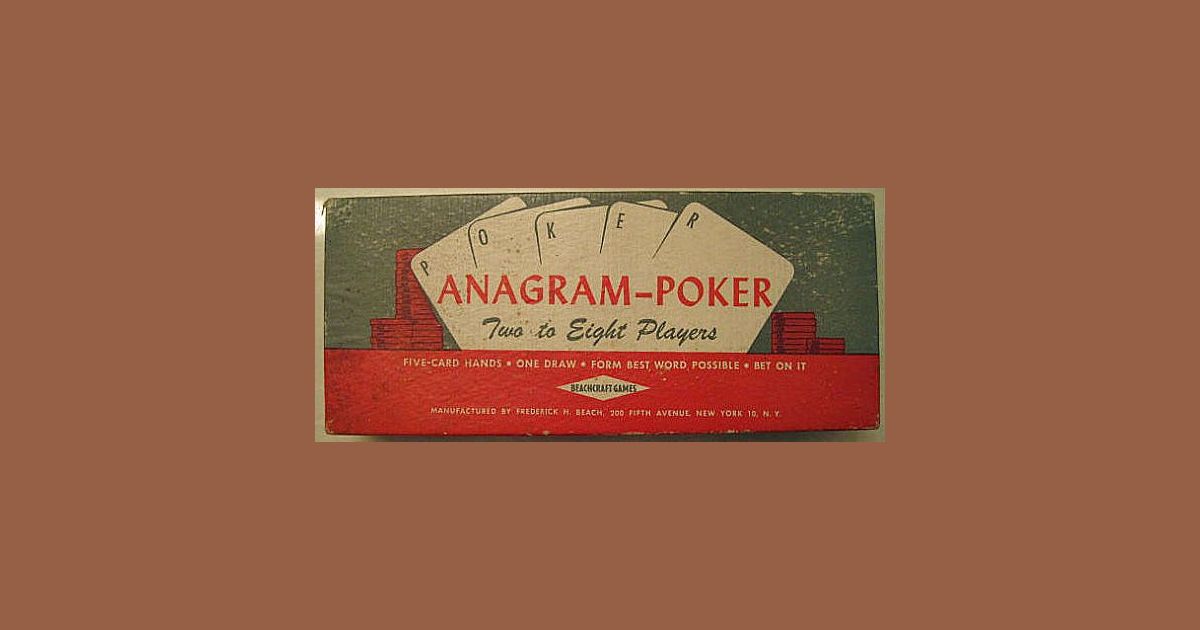 Similar poker game for Alpha Playing Cards | Anagram Poker